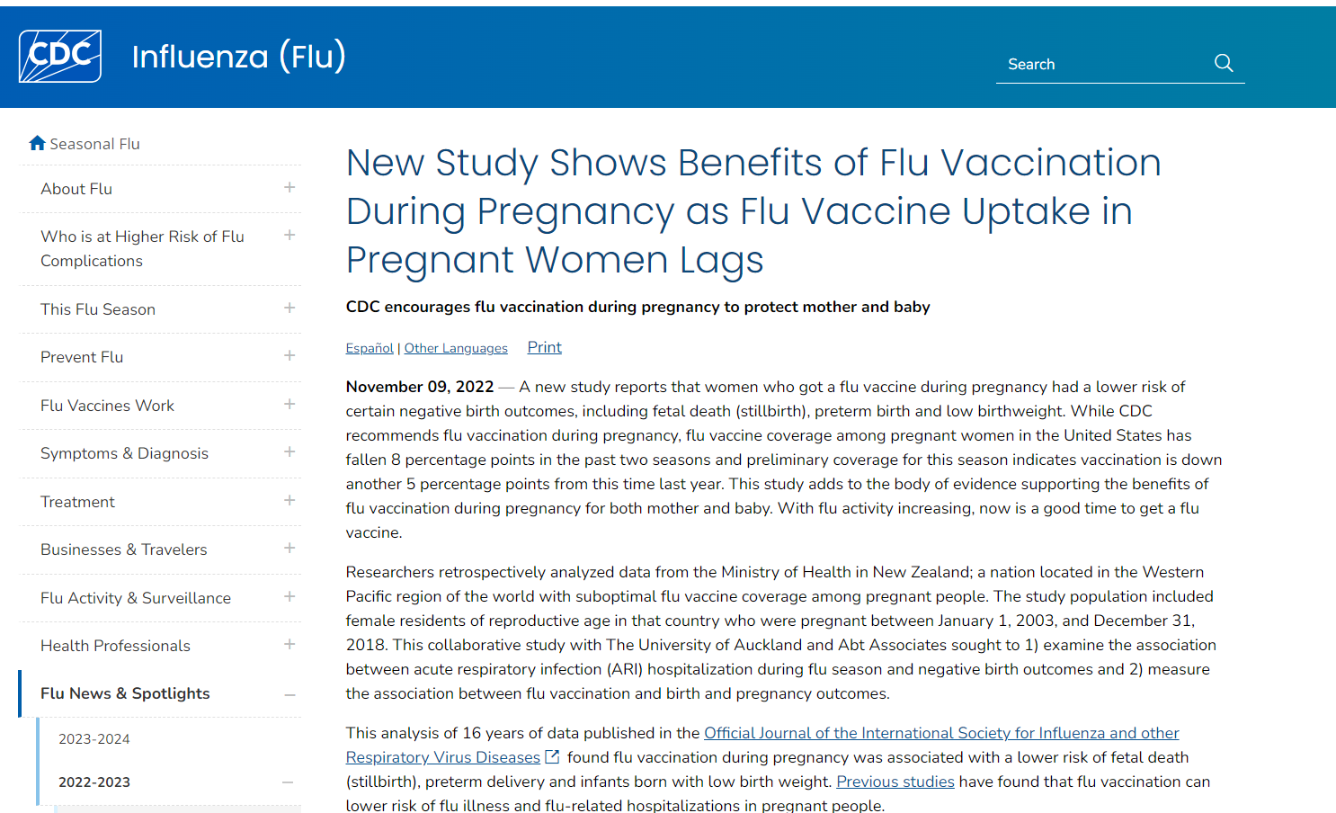 Tool: Form for Employees to Sign When They Decline an Influenza Vaccine | Vaccine Resource Hub